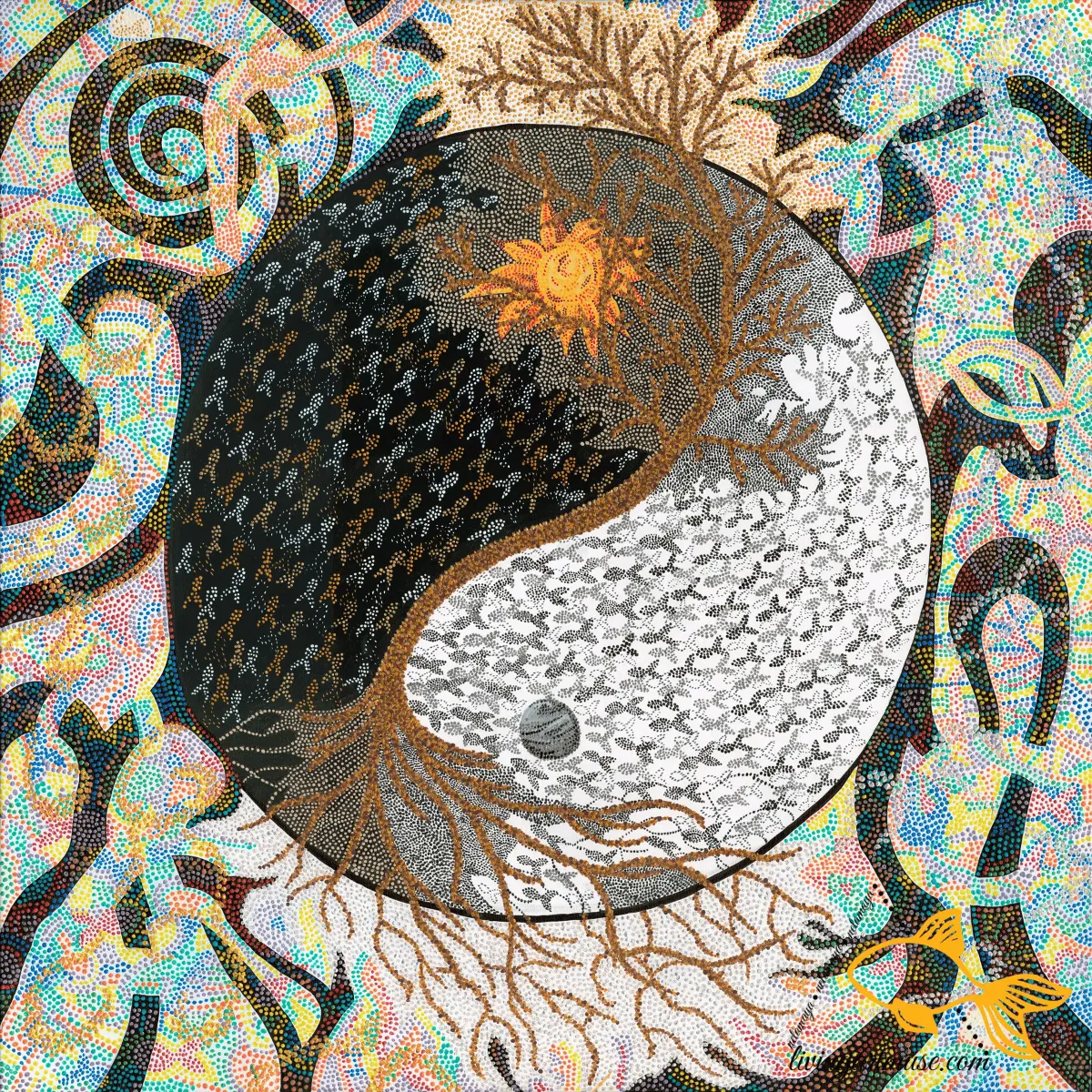 Balance | Yin Yang Chakra Spiritual Wall Art Print